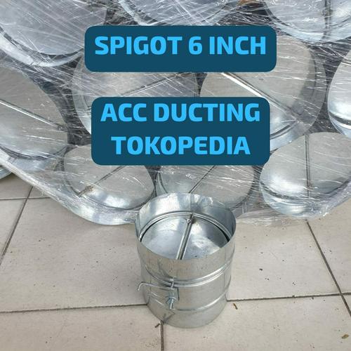 Jual SPIGOT 6 INCH / SPIGOT DUCTING / SAMBUNGAN FLEXIBLE DUCT VOLUME ...
