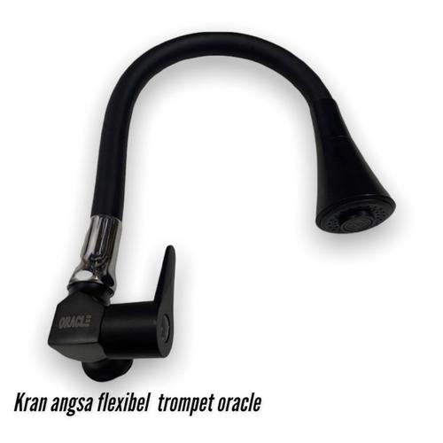 Jual Kran angsa kran cuci piring terompet full hitam Oracle - Jakarta ...