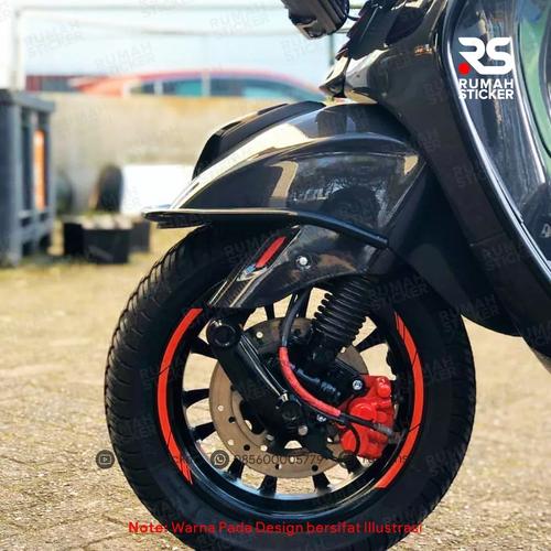 Jual List Velg Vespa Dan Skuter Matic Scoopy Genio uwinfly DLL - Biru ...
