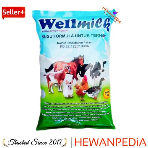 Jual WELLMILK 1 Kg - Susu Ternak Putih Bubuk Premium Susu Pengganti ...