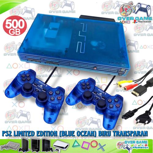 Jual PS2 LIMITED EDITION (BLUE OCEAN) TRANSPARAN - FD USB 16GB - Kab ...
