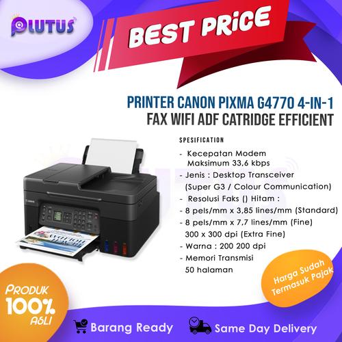 Jual Printer Canon PIXMA G4770 4-in-1 Fax Wifi Adf Catridge Efficient ...