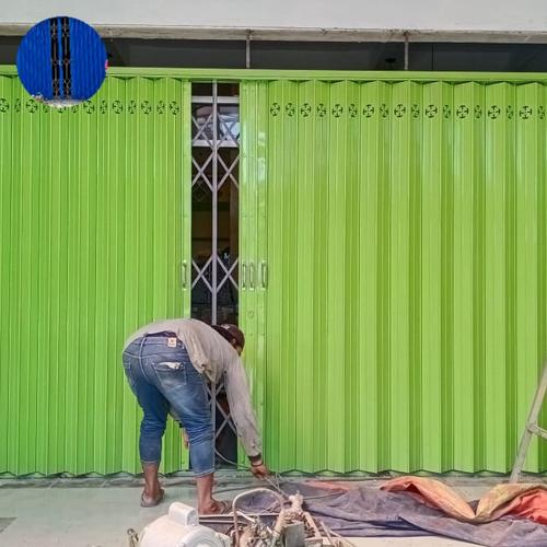 Jual pintu besi toko - Kab. Jombang - Fajar harmonika | Tokopedia