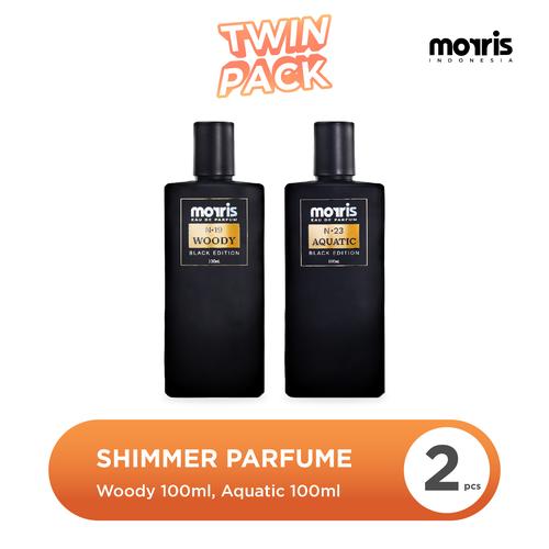 Promo [TWIN PACK SPECIAL] Morris EDP Black Edition 100ml - Woody x ...