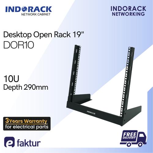 Jual Indorack Desktop Open Rack 10U Rak Audio Receiver Patch Panel ...