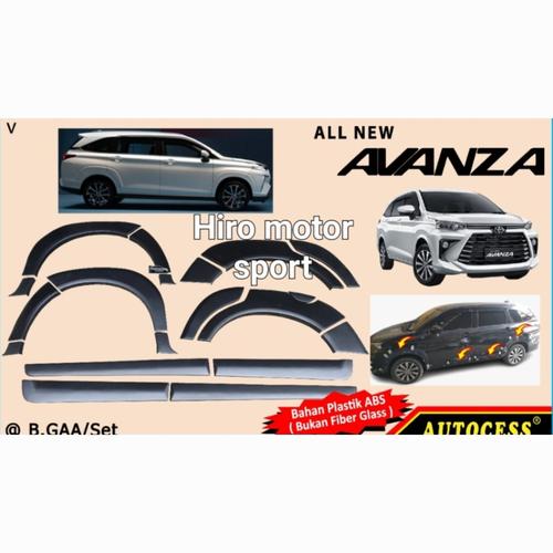 Jual over fender all new avanza Veloz rockford plastik ABS original ...