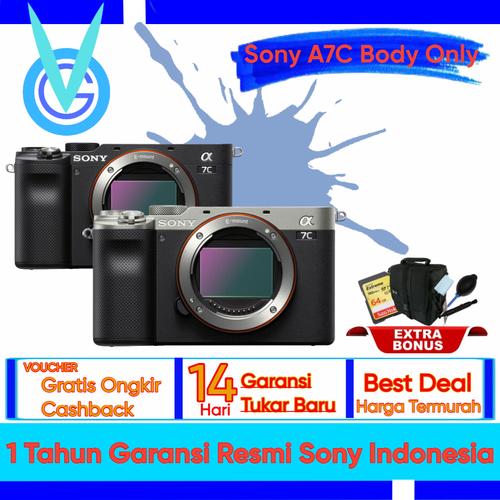 Jual Sony A7C - Sony Alpha 7C Body Only - Sony A7C Body Only - Paket Bonus, Hitam - Jakarta ...