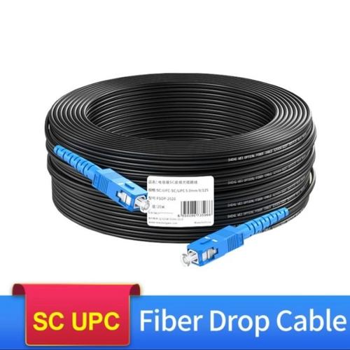 Jual Kabel Fiber Optik Ftth Drop Cable Sc Sc Precon Fiber Optic. 300 ...