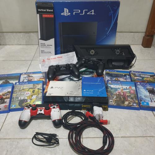 Jual Sony PS4 FAT 1TB 2016 Second Bundle 8 BluerayDisc Pemakaian ...