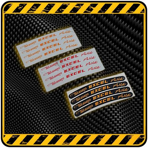 Jual STIKER STICKER VINYL RIM VELK VELG RODA TAKASAGO EXEL ASIA ISI 4 ...