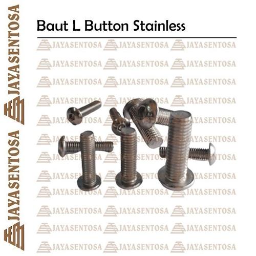 Jual BAUT L BUTTON M4 X 20 | BUTTON HEAD SOCKET CAP STAINLESS STEEL 304 ...