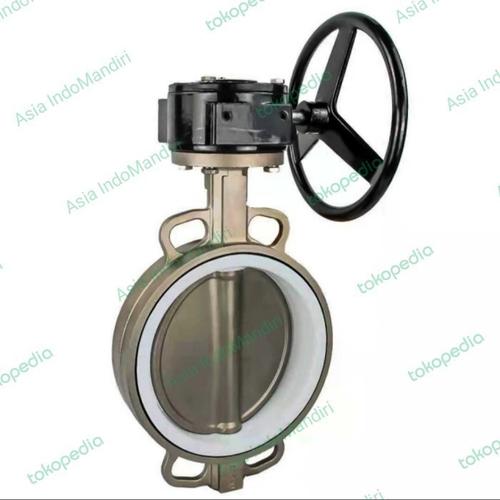 Jual Butterfly Valve 10" inch DN250 Stainless SS 304 Model Gear Box ...