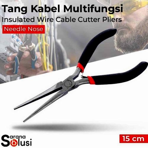 Jual Tang Kabel Multifungsi Insulated Wire Cable Cutter Pliers - 12.5 ...