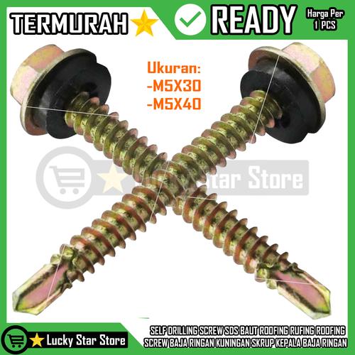 Jual SELF DRILLING SCREW SDS BAUT ROOFING RUFING ROOFING SCREW BAJA ...