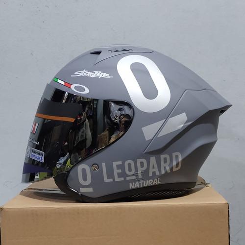 Promo Helm half face Leopard KBR poxy/gorilla look NJS Kairoz atau ...