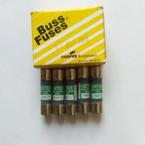 Jual FNM-1/2 0,5A 250V 200kA Fusetron Dual Element Fuse FNM 1/2 0,5A ...