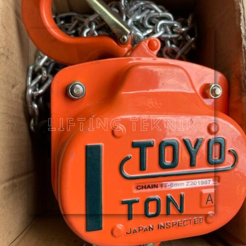 Jual Chain Block 1Ton x 3Meter / Tekel 1Ton / Toyo Chain Block 1Ton ...