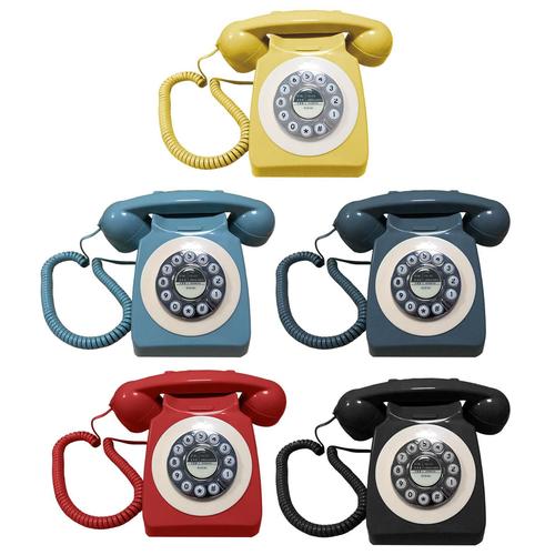 Jual Impor Retro Landline Phone Old Style Classic Phone Rotary Design ...