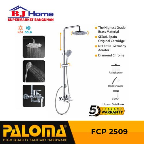 Promo PALOMA FCP 2509 Shower Tiang Set Column (Hot&Cold) Cicil 0% 3x ...