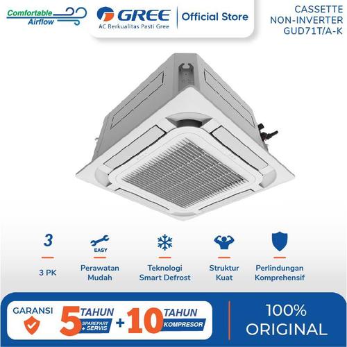 Promo Gree GU71T/A-K AC Cassette Standard 3PK 1 Phase Cicil 0% 3x - Jakarta Barat - Rumahku ...