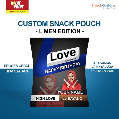 Jual Snack Custom Bungkus Pouch Jumbo Ala L-Men Edition - Small ...