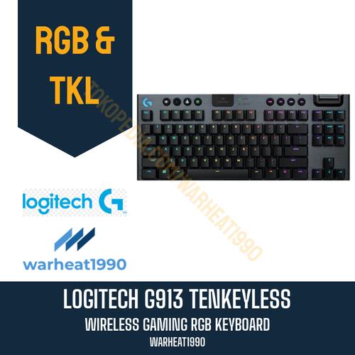 Jual Logitech G913TKL Wireless Lightspeed RGB Keyboard Tenkeyless G913 ...