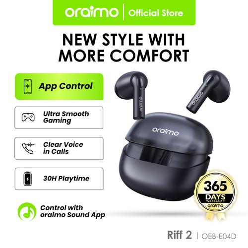 Promo Oraimo Freepods 2S TWS Bluetooth Earphone Wireless Headset OEB ...