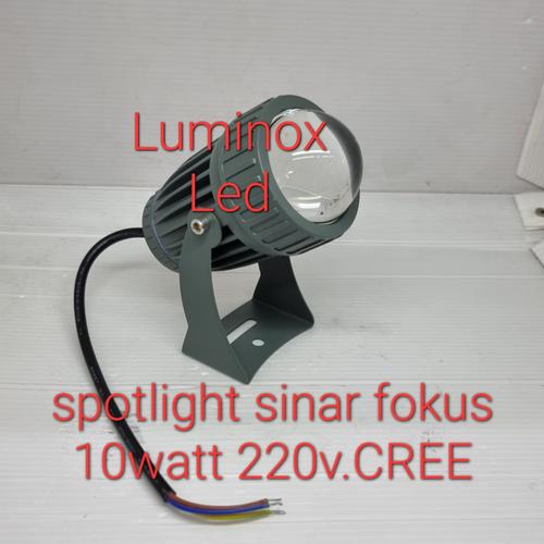 Jual spotlight fokus led 10w 10watt - sorot tugu dinding gedung 10 watt ...