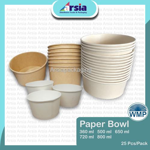 Jual Rice Bowl / Paper Bowl - Ukuran 360ml/500ml/650ml/720ml/800ml WMP ...