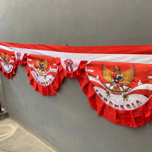 Jual Bendera Indonesia Background Garuda 5 Gelombang - garuda - Kab ...