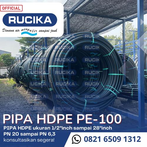 Jual PIPA HDPE 3 Inch PN10 90mm RUCIKA - Jakarta Timur - PT BEXINDO ARTHA | Tokopedia