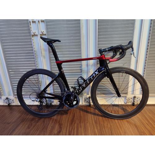 Jual Sepeda Roadbike SPEEDX Leopard size L full Carbon 11 Speed Sram ...