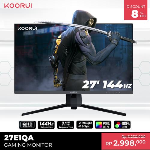 Promo KOORUI Monitor 27E1Q 27inch 2K 144Hz Rotary Lifting E-Sports ...