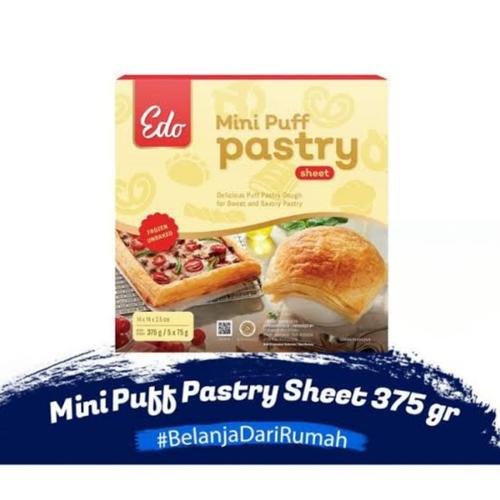 Jual PREMIUM MINI PUFF PASTRY / EDO PUFF PASTRY MINI 375gram - MINI ...