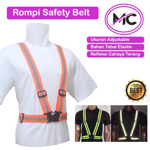 Jual Rompi Safety Proyek Model V Elastis Safety Vest Olahraga Sepeda ...