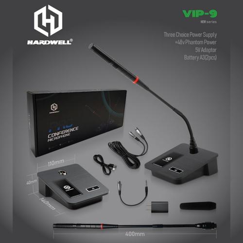 Jual Microphone Gooseneck Condensor HARDWELL VIP9 - Mic Kabel Meja ...