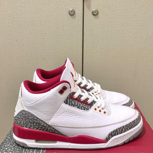 Jual AIR JORDAN 3 CARDINAL RED ORIGINAL AUTHENTIC SNEAKERS 100% - Kota ...