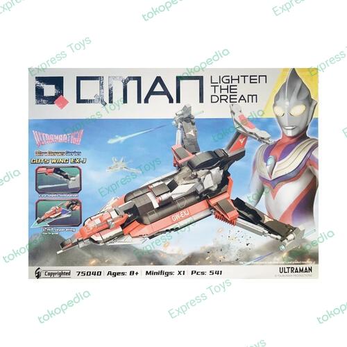 Jual Qman Keeppley Ultraman Tiga GUTS Wing EX-J 75040 - Kab. Bekasi ...