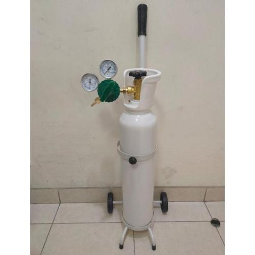 Jual tabung oksigen untuk packing ikan + regulator + trolley LZ ...