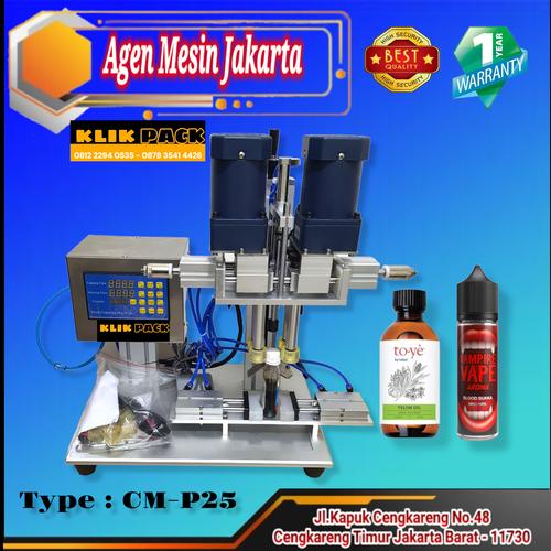 Jual Mesin Tutup Botol Plastik Semi Auto / Desk Capping Machine CM-P25 ...