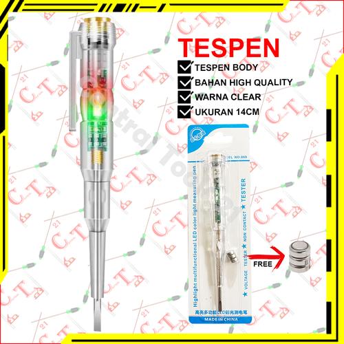 Jual Tespen Listrik Body Kabel Tes Pen Dual Led Indicator - Tespen ...