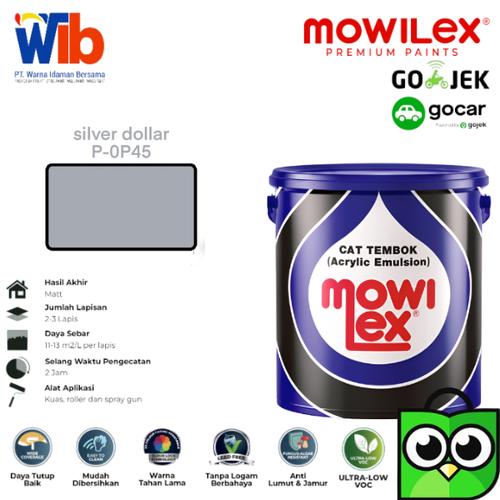 Jual Cat Tembok Interior Mowilex Emulsion 2.5 Liter Silver Dollar ...