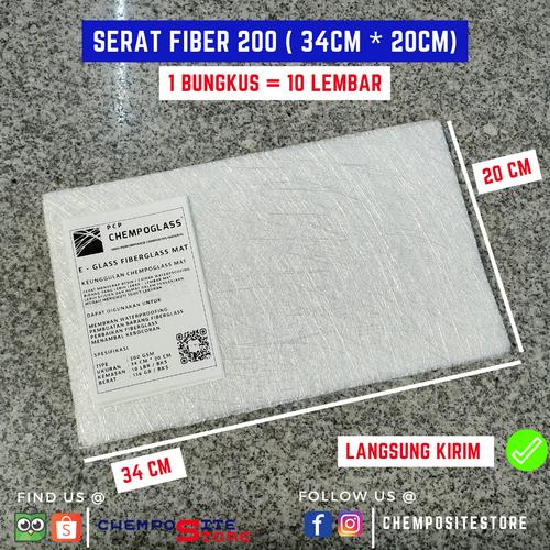 Jual serat serabut fiber 34x20 lembaran - serat fiber no drop ...
