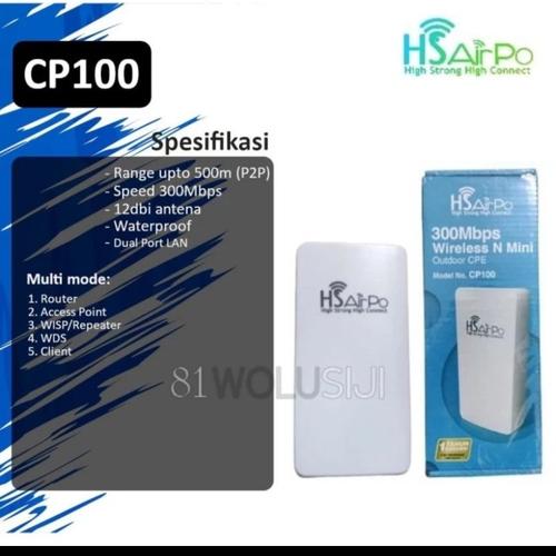 Jual HS Airpo CP100 2.4Ghz Wireless N mini Outdoor - Jakarta Pusat - SUPERNOVA COMPUTER ARIET ...
