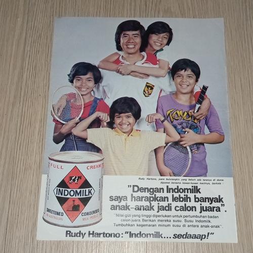 Jual Iklan Cetak jadul Susu Indomilk Rudy Hartono - Kota Bandung ...