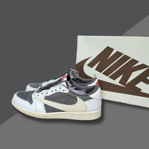 Jual AIR JORDAN 1 LOW TRAVIS SCOTT REVERSE MOCHA - Kota Surabaya ...