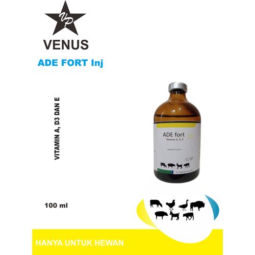 Jual Obat Hewan ADE FORT Inj Vitamin ADE untuk Mempercepat Penyembuhan ...