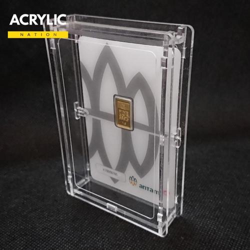 Jual Box Case Luxury Akrilik Acrylic Logam Mulia Antam Protector ...
