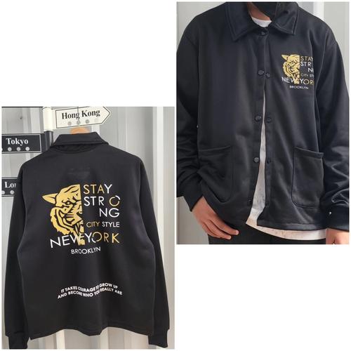 Jual randy jacket hitam pria/tiger jacket cowo/outer cowok keren warna ...