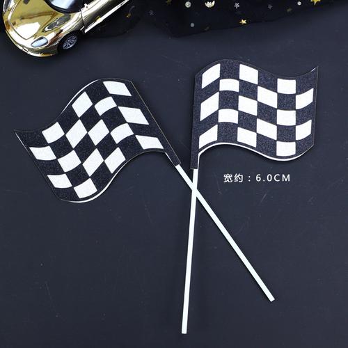 Promo Cake Topper Flag Bendera Model Racing / Hiasan Kue Ultah Bendera ...